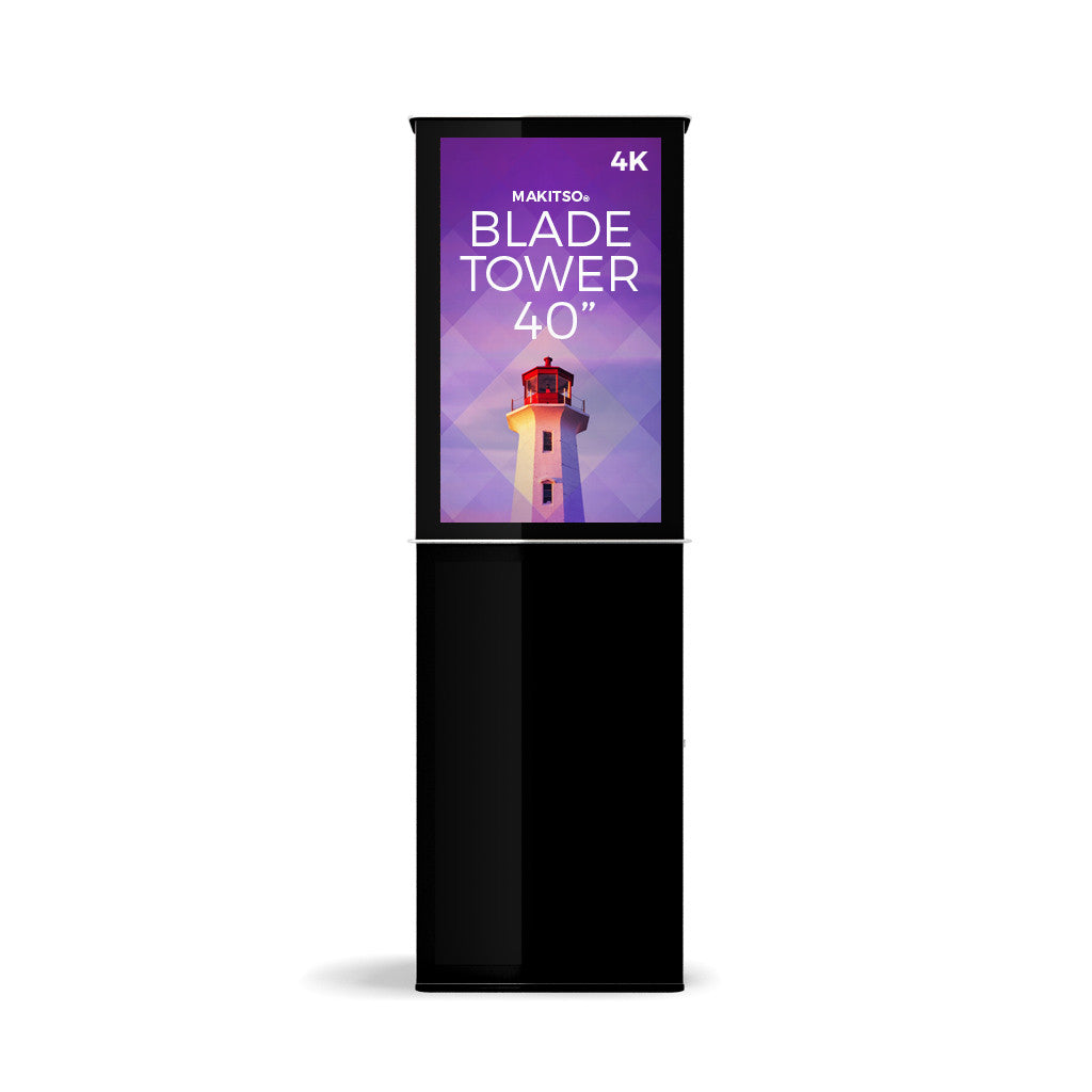 Blade Tower 40" - 4K Digital Signage Kiosk – Experience Exhibits