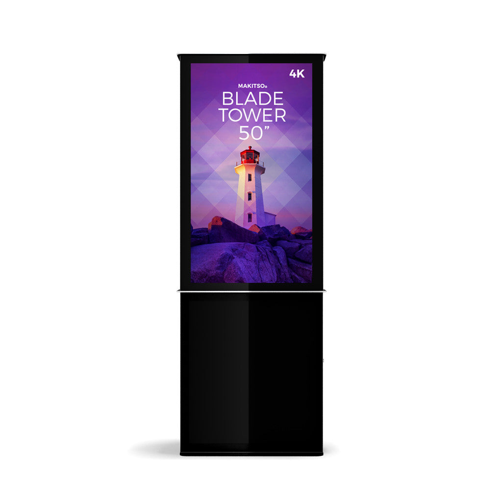 Blade Tower 50" - 4K Digital Signage Kiosk – Experience Exhibits