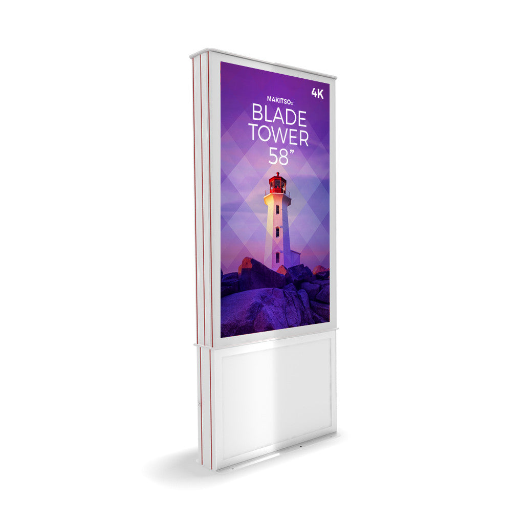 Blade Tower 58" - 4K Digital Signage Kiosk – Experience Exhibits